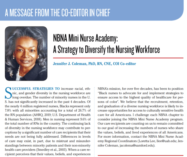 Mini Nurse Academy - National Black Nurses Association